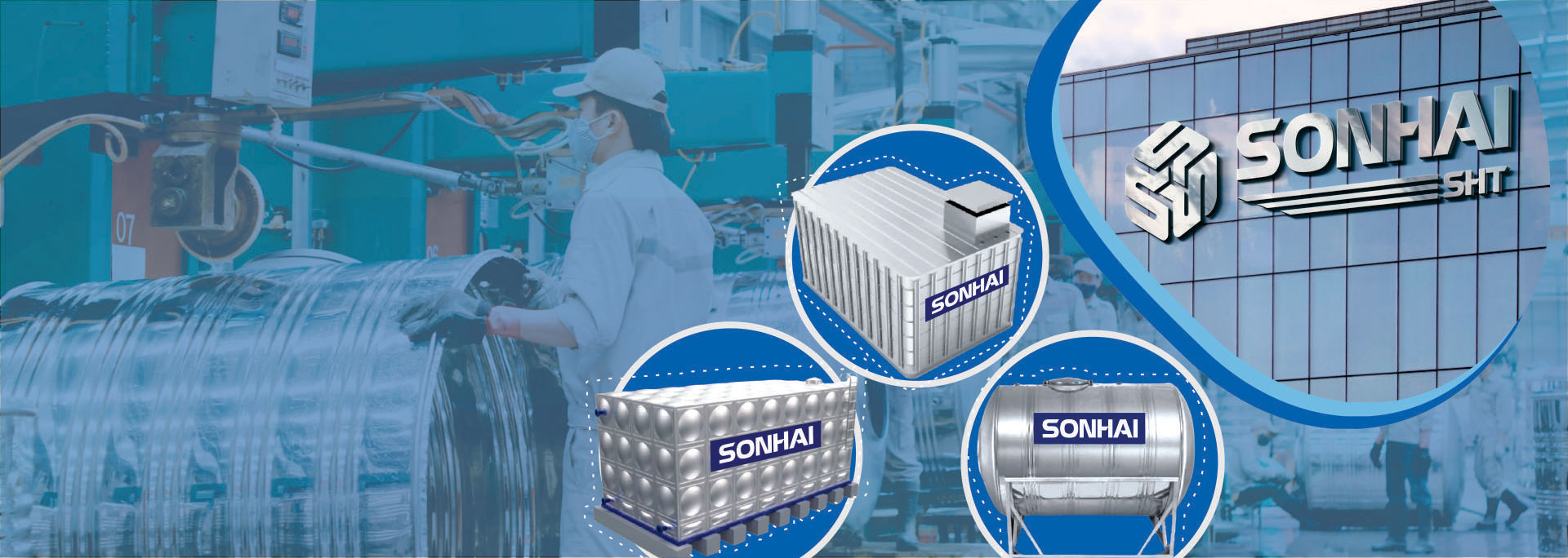 Chuyên sản xuất các loại bồn bể inox | Sơn Hải Tank